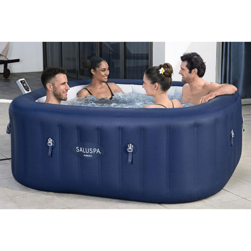 Bestway SaluSpa Hawaii Smart AirJet Inflatable Hot Tub with EnergySense Cover | Wayfair